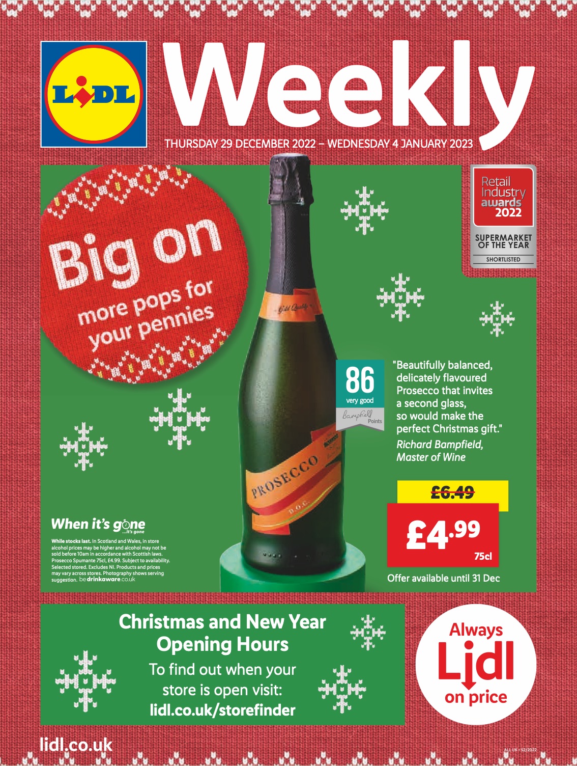 Lidl Offers 29 Dec 2022 | Lidl Offers This Week | Lidl Leaflet | Lidl UK